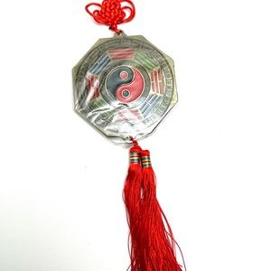 Accents | Nwt Decorative Pendant Feng Shui Bagua Mirror Yin Yang With ...